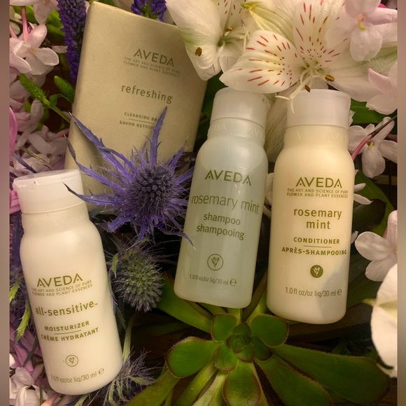 AVEDA | Hair | Aveda Travel Set Rosemary Mint Shampoo Conditioner ...